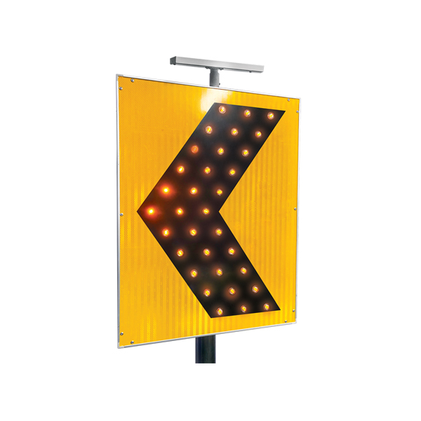 Solar Road Signs and Road Markers : SOLAR ENHANCED LED CHEVRON SIGN