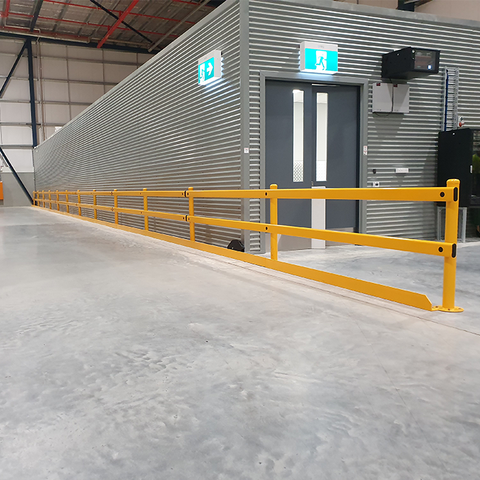 Pedestrian and Vehicle Barriers : Pallet Safety Angle