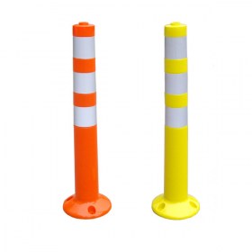 Bollards and U-Bars : 750mm Flexible Plastic Bollard